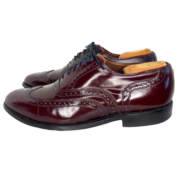 Allen Edmonds | Shoes | Allen Edmonds Lloyd Burgundy Leather Wingtip ...